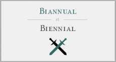 Biannual and Biennial | GrammarPlanetHQ